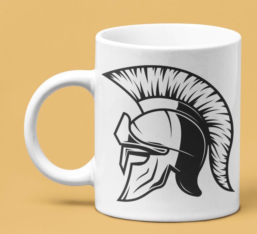Roman Gladiator Gladiator Helmet Coffee Cup Ancient Warrior Quote Gift ...