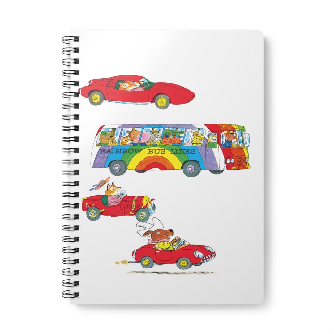Richard Scarry; Childhood Book - Crazy Cars and Bus - Ideal Gift for ...