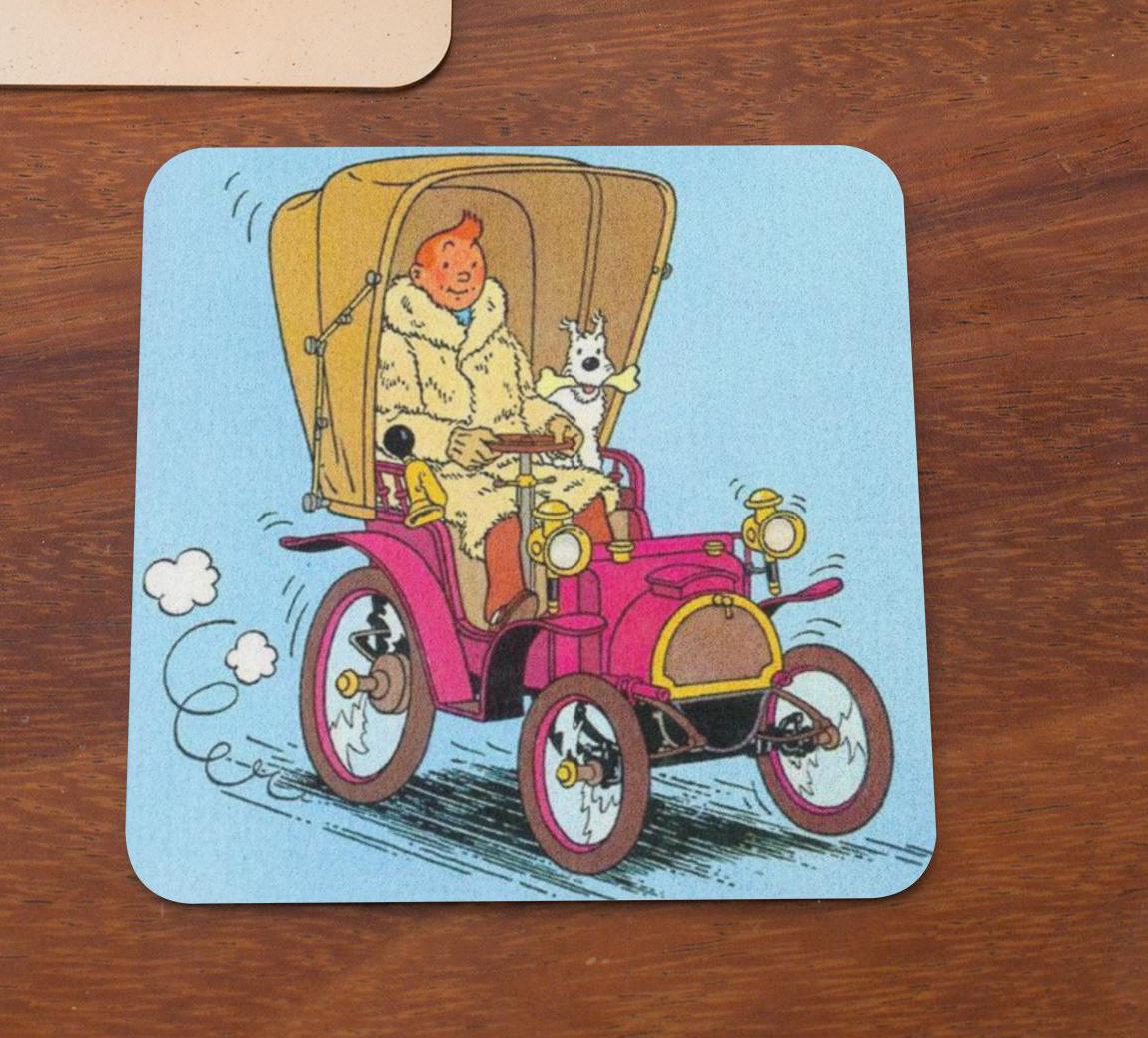 The Adventures of Tintin Tintin and Snowy in a Car Ideal Gift for Dog ...