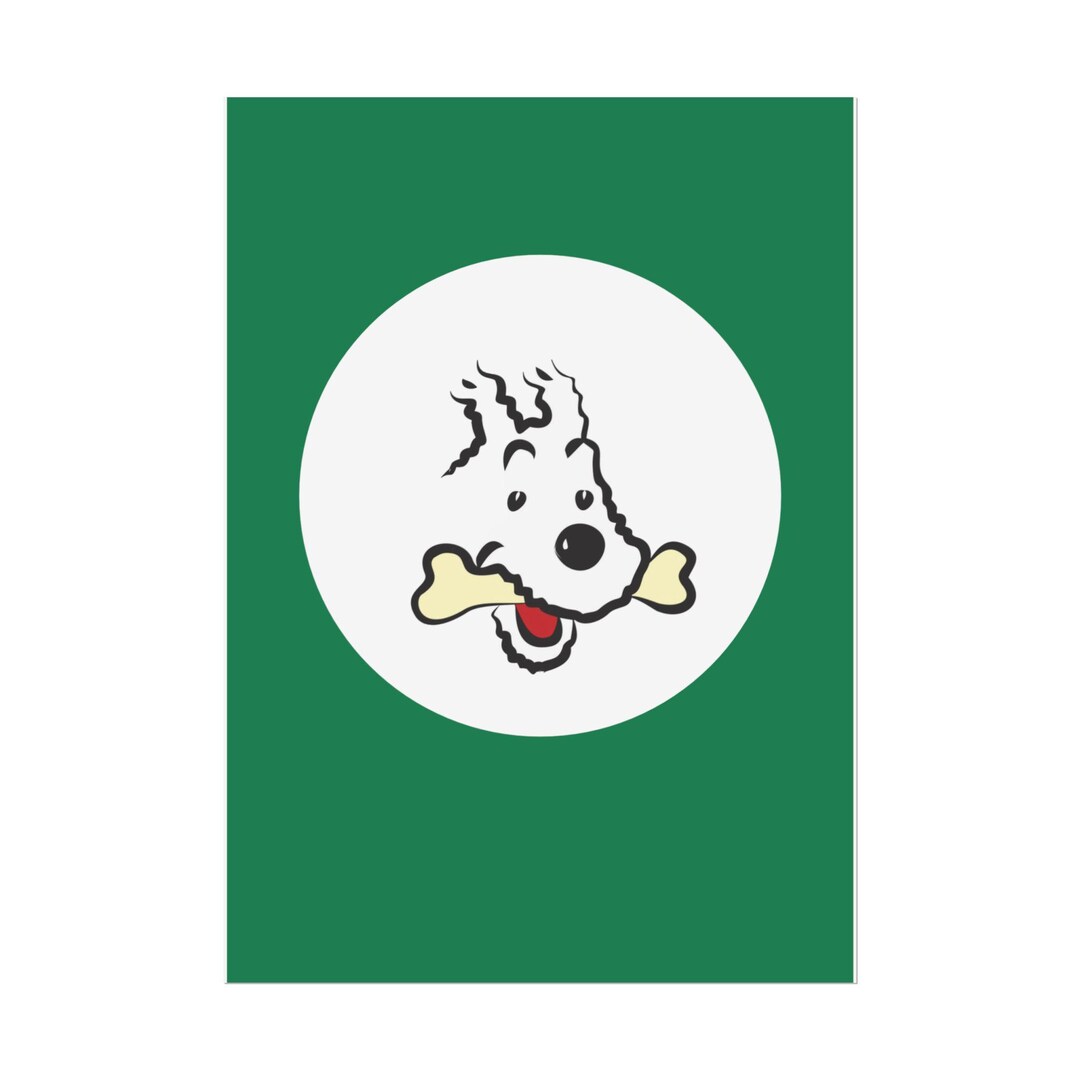 Tintin Snowy the Dog Poster – Vintage Cartoon Art (digital Download) - Etsy
