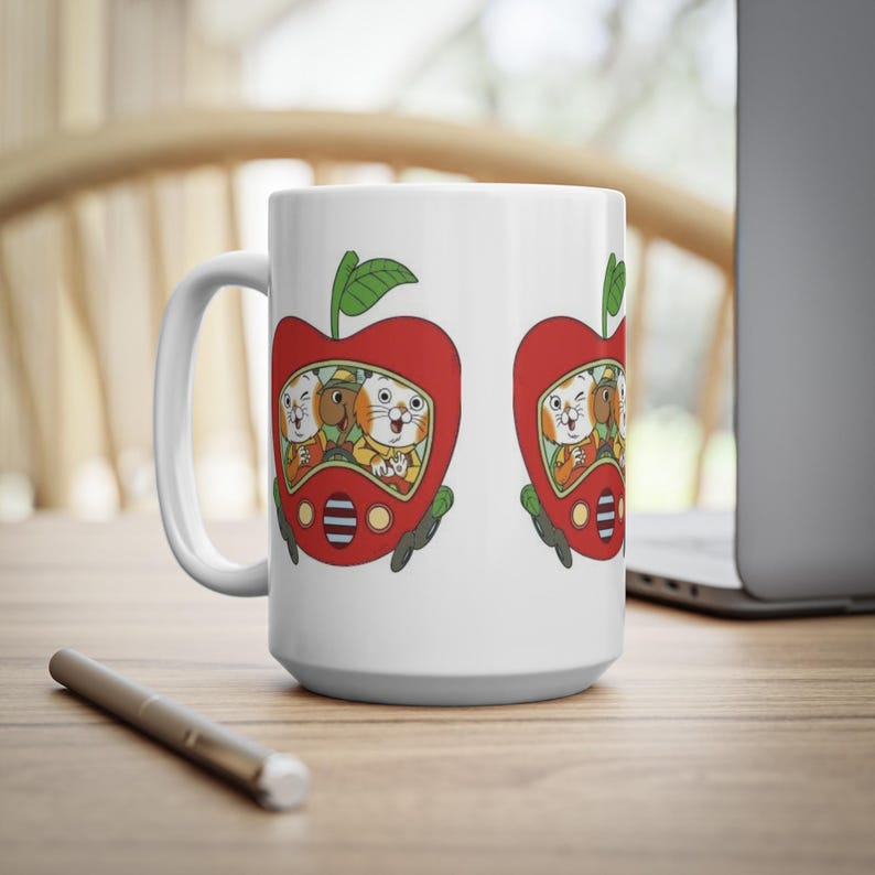 Richard Scarry Lowly Worm Ceramic Mug – Apple Car Design - Etsy