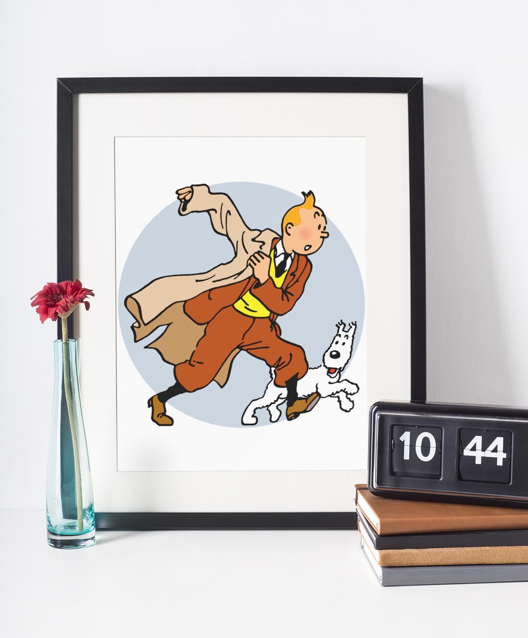 The Adventures of Tintin and Snowy; Running Towards Danger With Dog ...