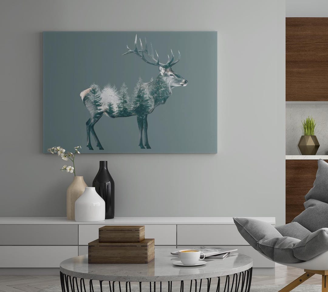 Majestic Stag - Stag Print - Stag Poster - Download Digital Poster ...