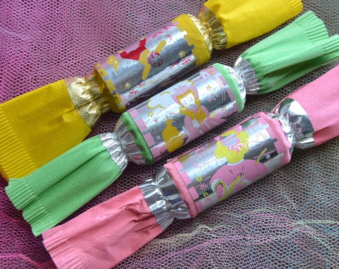 Vintage Crepe Paper Nursery Rhyme Birthday Party Crackers Favors - Etsy