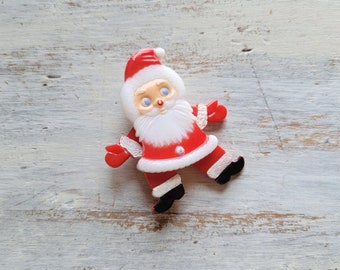 Vintage Santa Claus Pin - Etsy