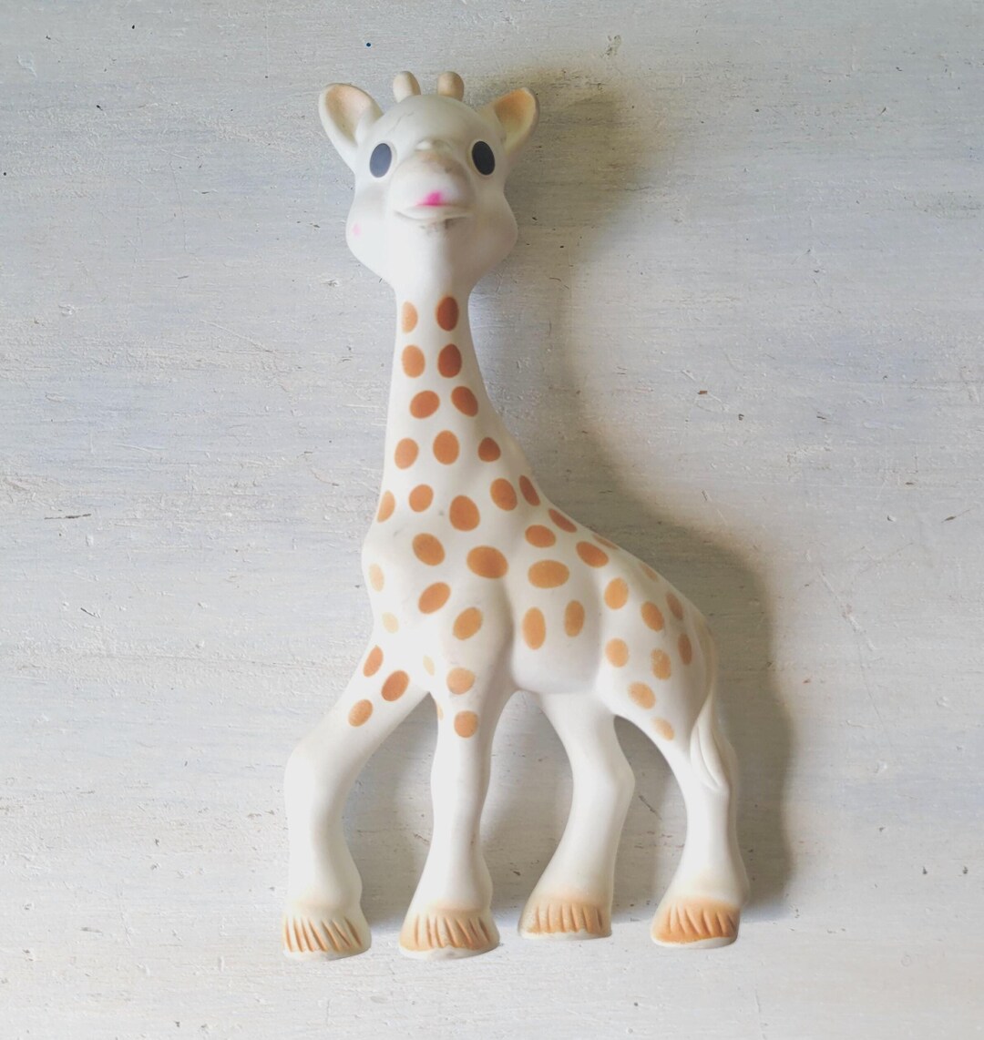 Vintage Rubber Giraffe Squeak Squeek Toy 7.5 - Etsy