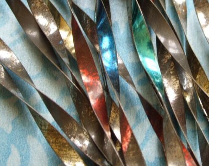 30 Vintage Diamond Ray Metal Twist Icicle Ornaments Lot - Etsy