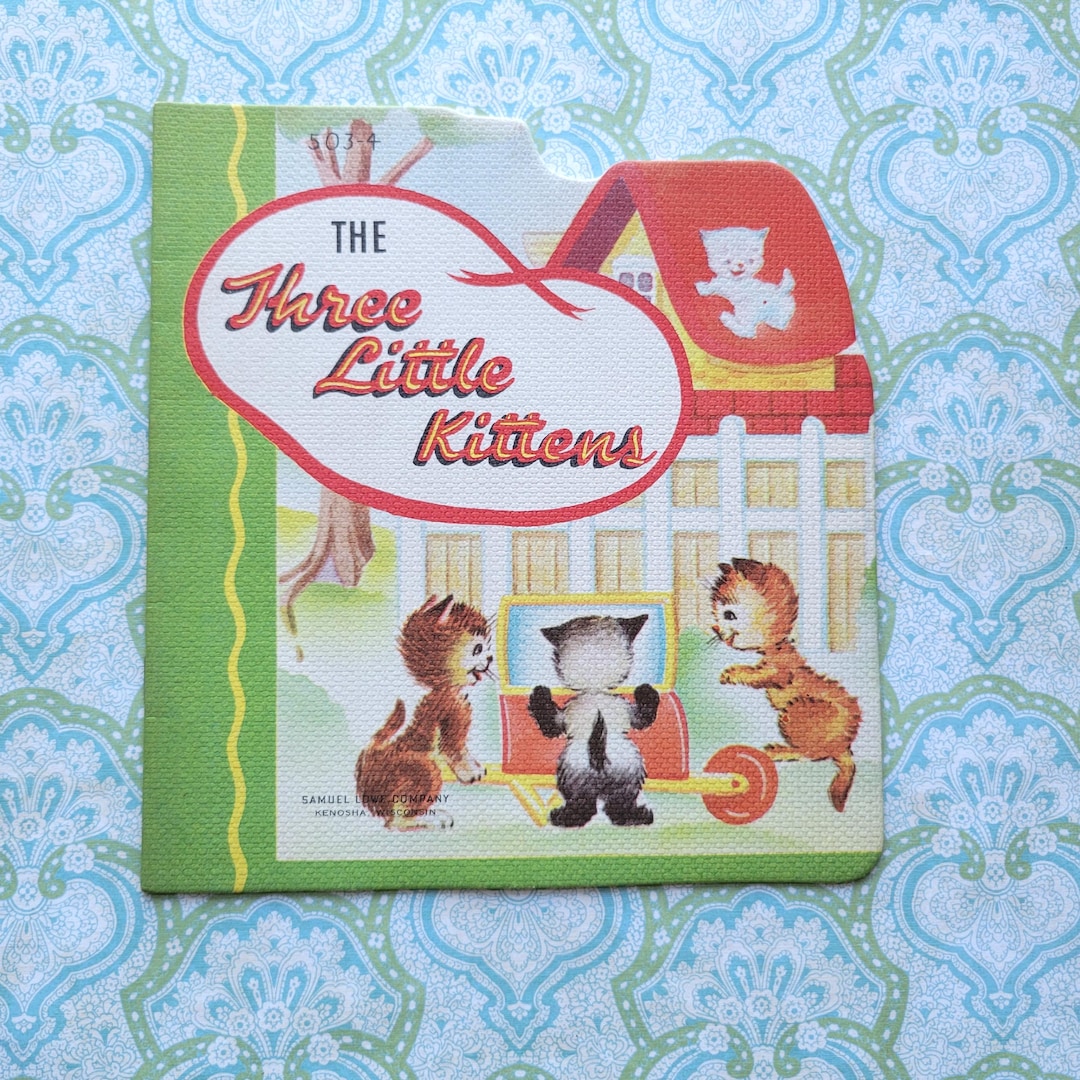 Vintage 1949 the Three Little Kittens Paperback Book Samuel Lowe - Etsy