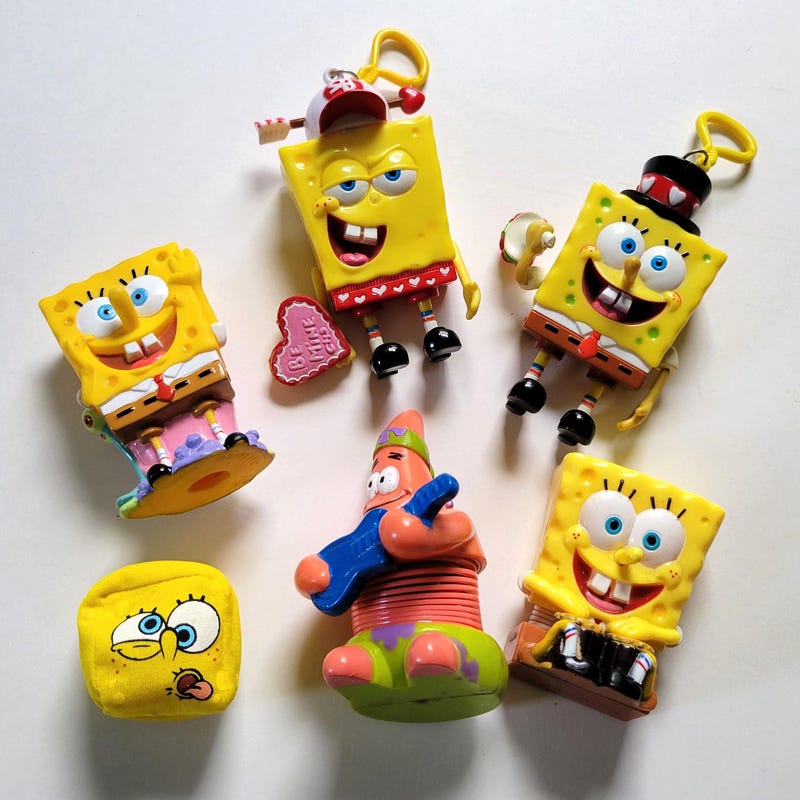Spongebob Keychain - Etsy