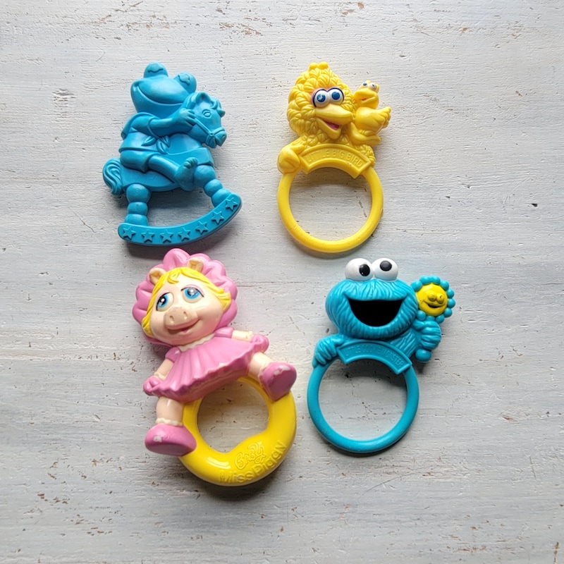 Sesame Street Baby Rattles - Etsy
