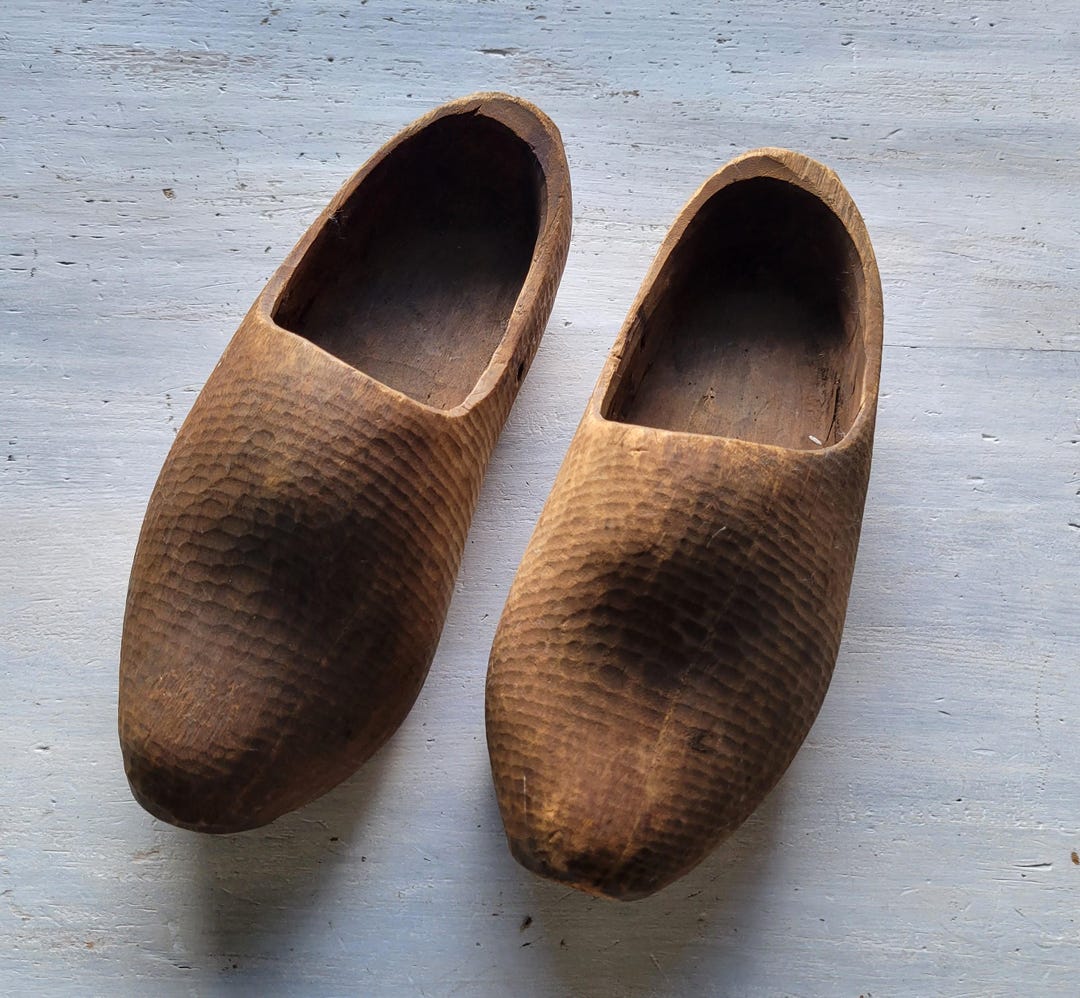 Antique Dutch Wooden Shoes Clogs Holland - Etsy