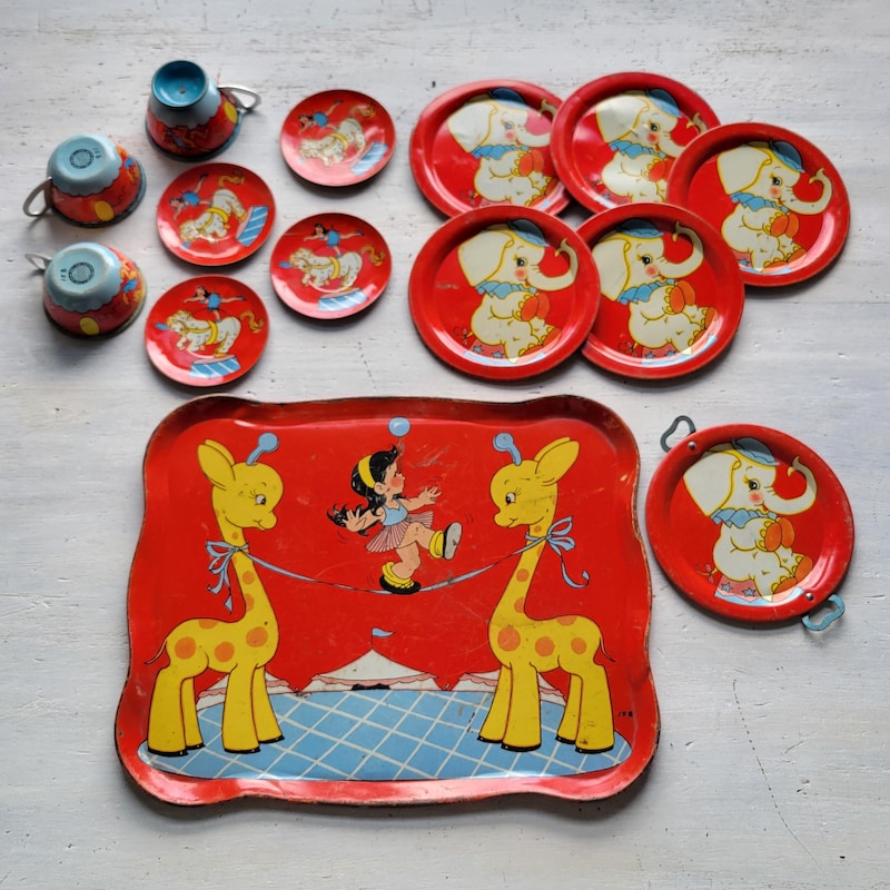 Ohio Art Tea Set - Etsy