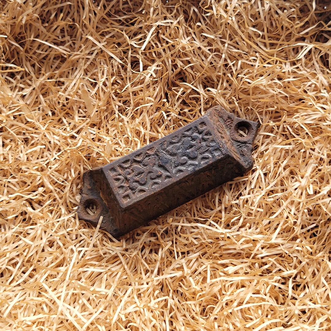 Antique Rusty Drawer Bin Pull Rusty Junk for Altered Art Assemblage - Etsy