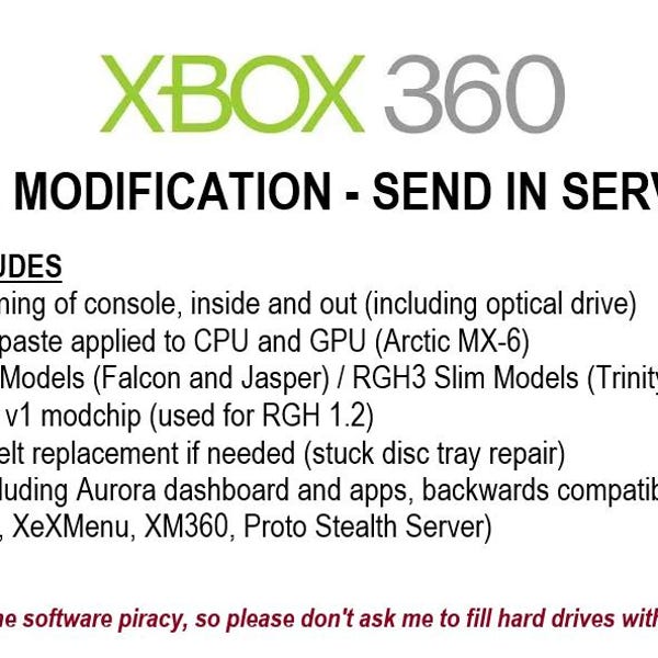Modded Xbox 360 - Etsy