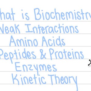Biochemistry Notes: Biomolecules, Weak Interactions, Amino Acids ...
