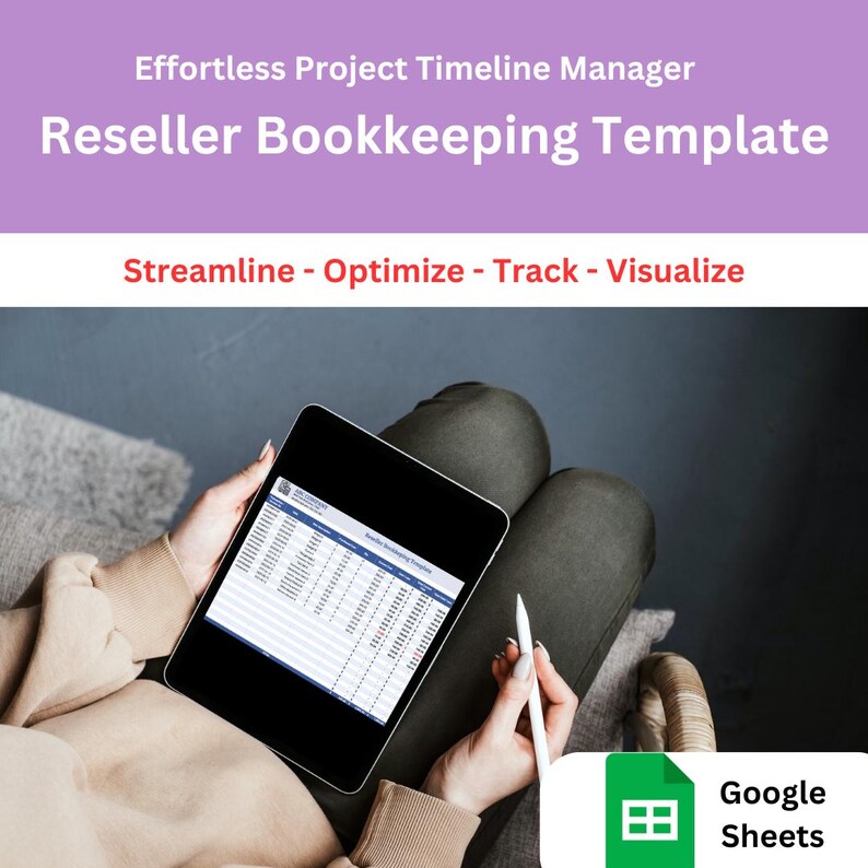 Reseller Bookkeeping Template Easy Editable Download for Resellers - Etsy
