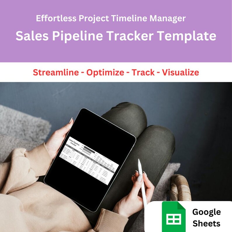 Sales Pipeline Tracker Template Editable & Easy to Use Digital Download ...