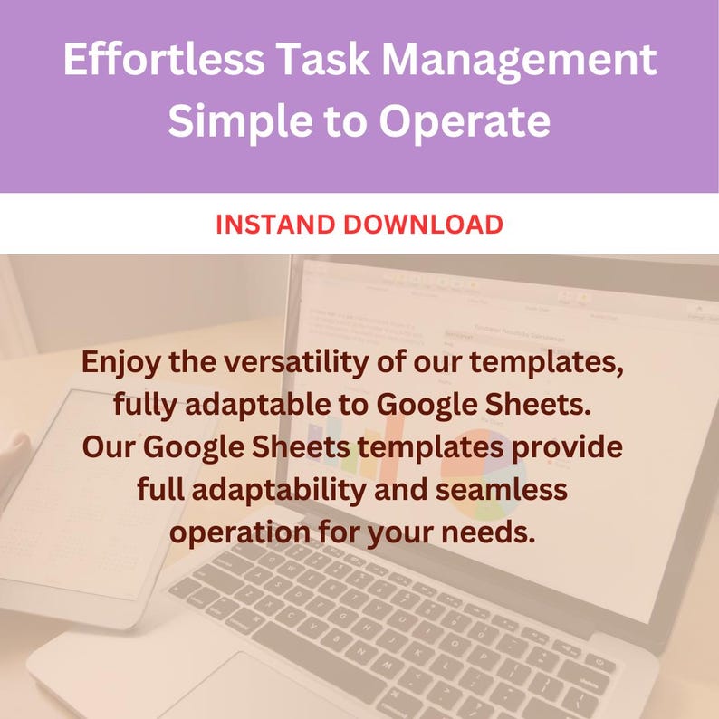 Project Management Process Template, Editable Google Sheets, Digital ...
