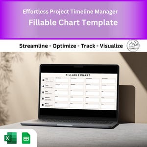 Editable Fillable Chart Template Easy to Use Google Sheets Digital ...