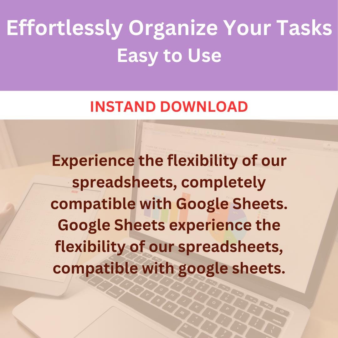 Editable Subscription Tracker Template Easy Digital Download for ...