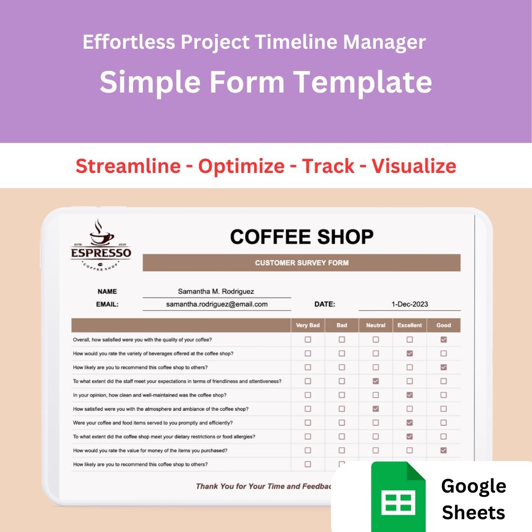 Simple Form Template Editable & Easy to Use Digital Download - Etsy