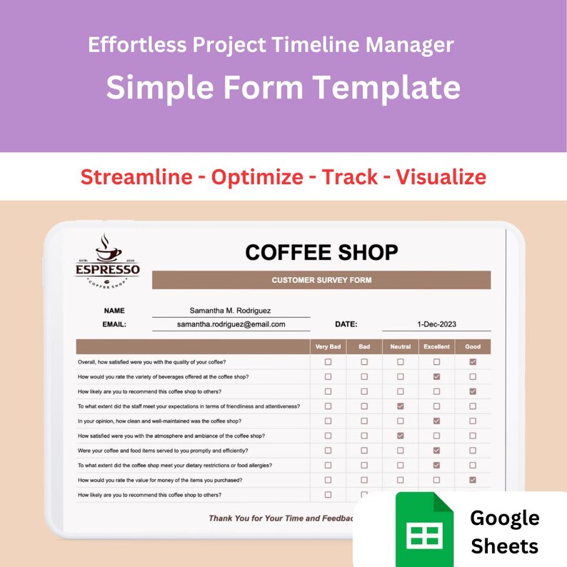 Simple Form Template Editable & Easy to Use Digital Download - Etsy