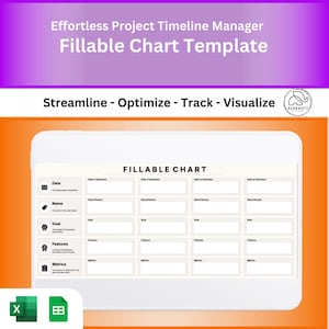 Editable Fillable Chart Template Easy to Use Google Sheets Digital ...