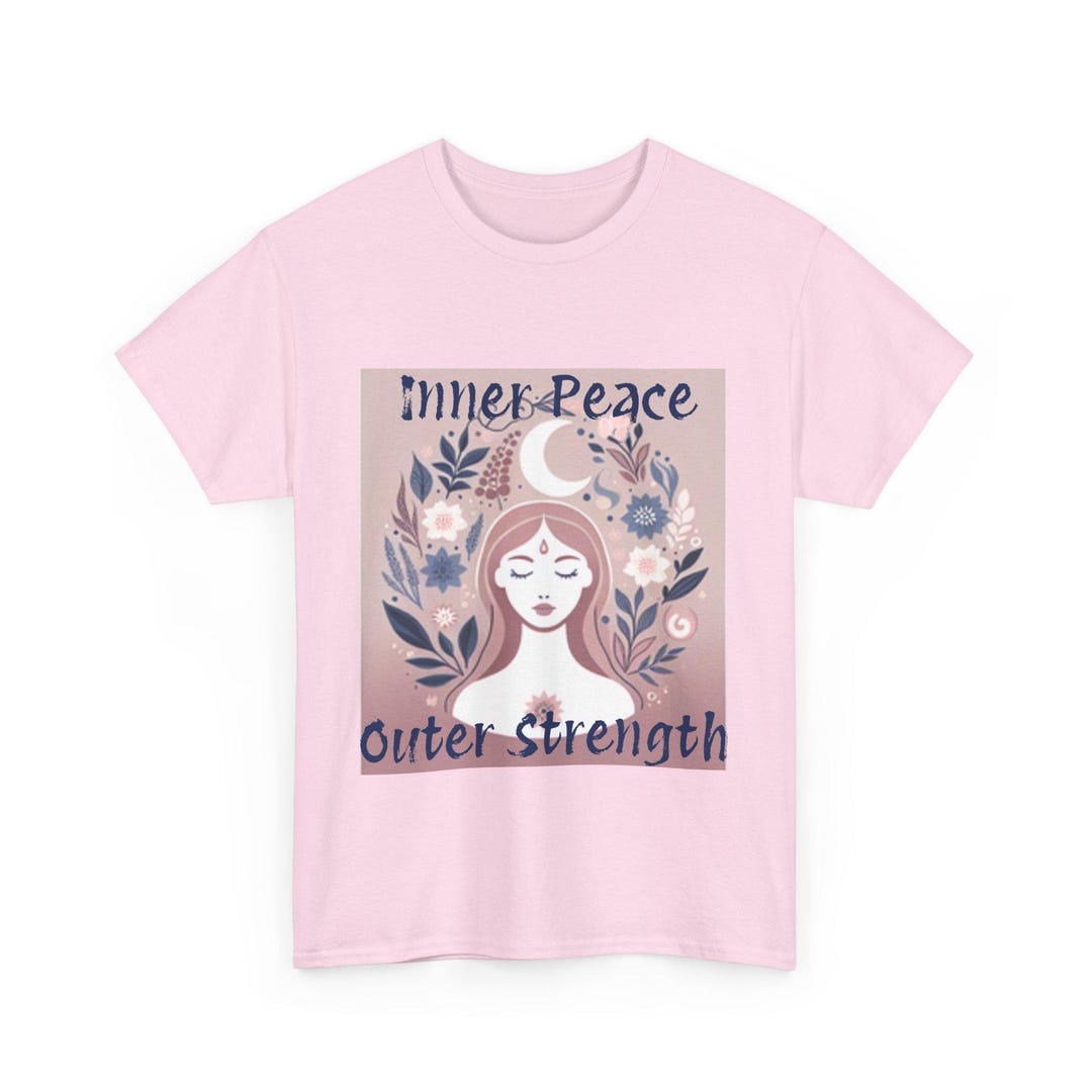 Inner Peace Tee, Inspirational T-shirt, Unisex Cotton Top, Self-care ...