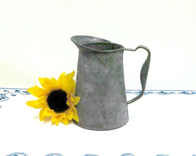 Galvanized Pitcher WW II Military Mess Hall Utensil 1940s Vintage - Etsy