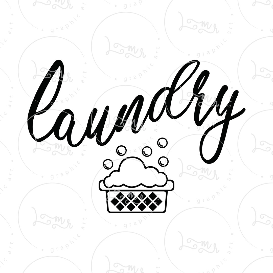 Laundry Icons SVG, Laundry Icons PNG, Digital Download, Cricut ...
