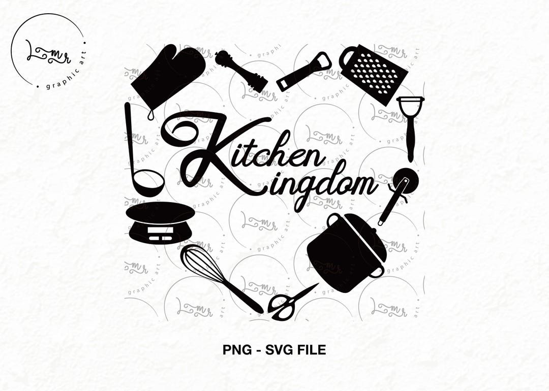 Kitchen Icons SVG, Kitchen Icons PNG, Digital Files for Cricut and ...