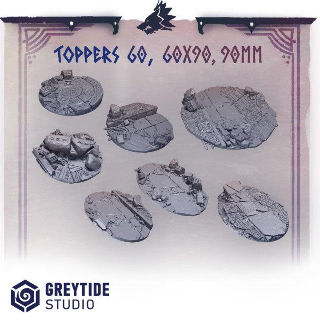 Primal Hound Campaign Toppers 2 PH Pack of Toppers in 60mm, 60x90mm and ...