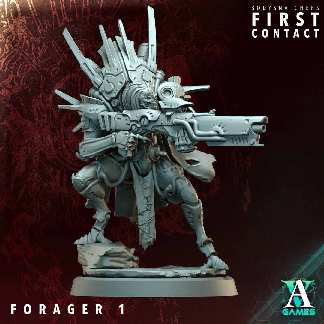 Forager - 32mm Base by Archvillain Games - Etsy