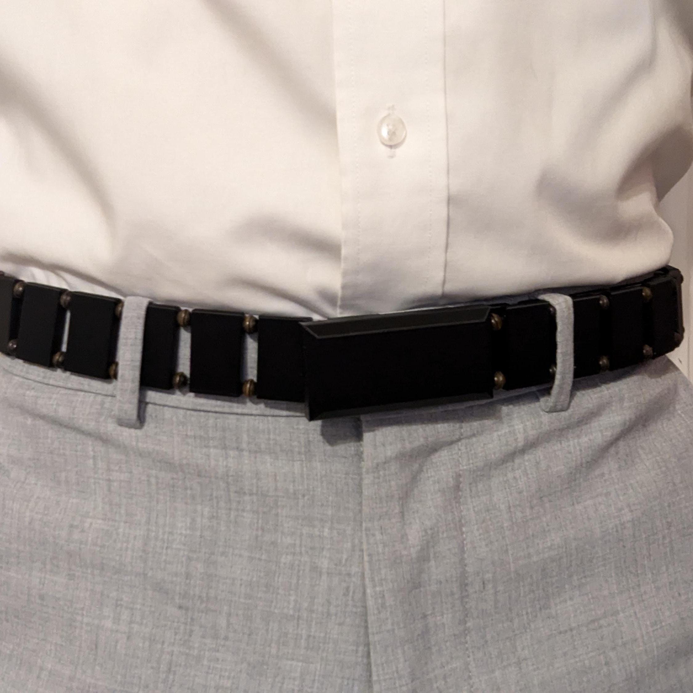 Polylink Belt Unique Belt 3d Printed Custom Belt Handmade Minimalist Design Functional Fashion ...