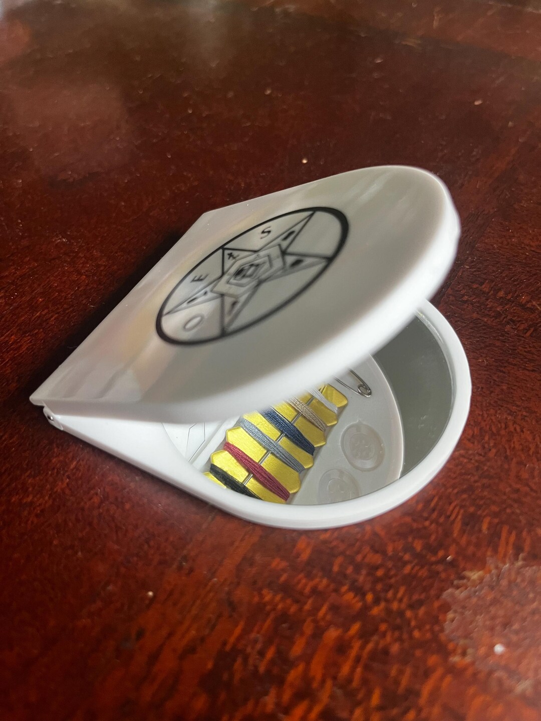 Order of the Eastern Star Sewing Kit | Compact Travel Mirror & Mending ...