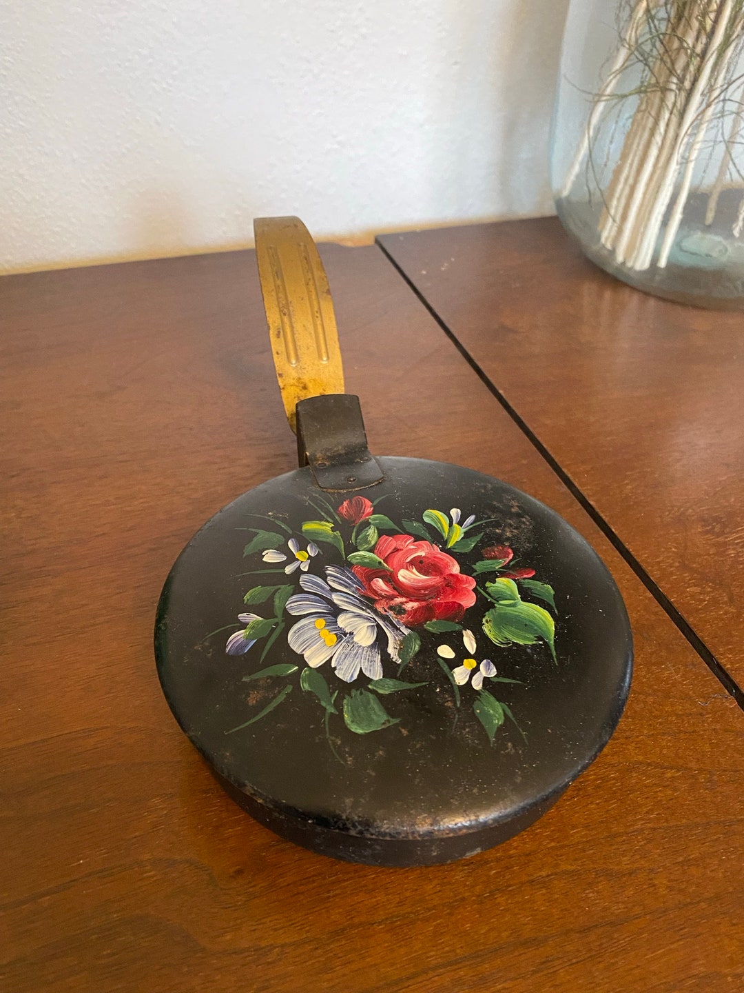 Vintage Hand-painted Metal Crumb Catcher | the Silent Butler ...