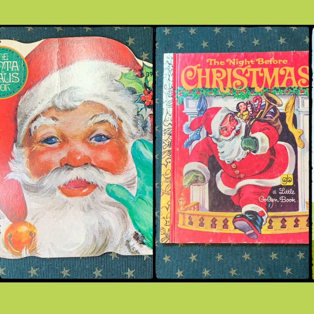 Vintage Christmas Books| the Santa Claus Book| the Night Before ...