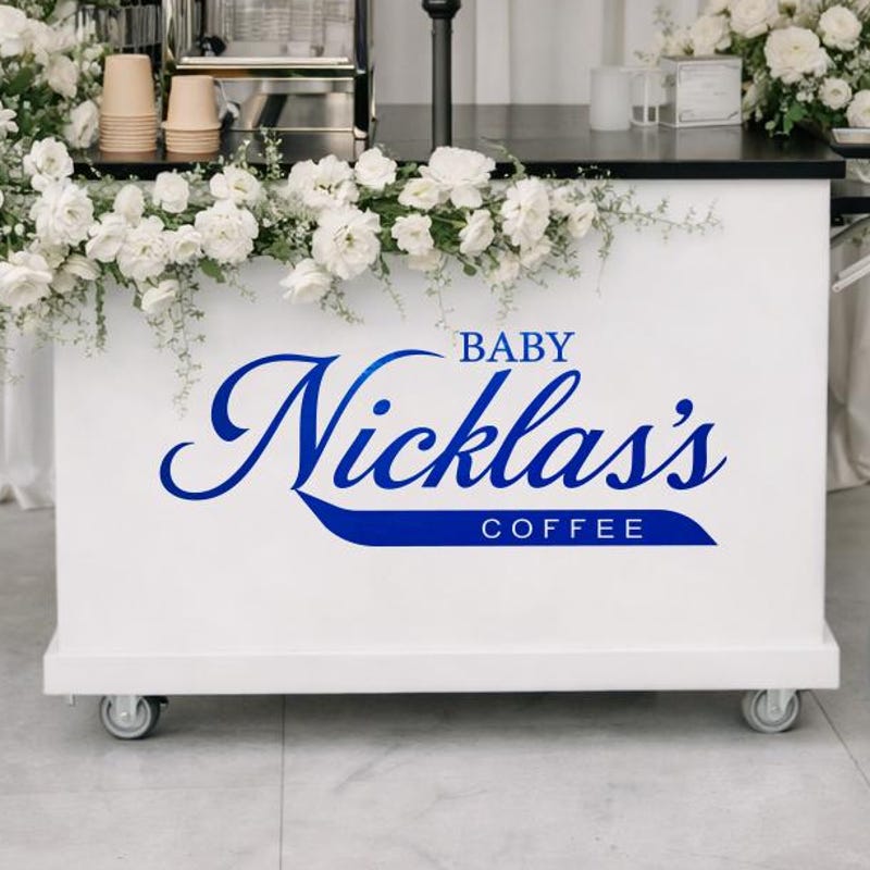 Custom Coffee Cart Signs - Etsy