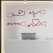 Wall Vinyl Decal Medical Device Stethoscope Medicine Hospital Heart ...