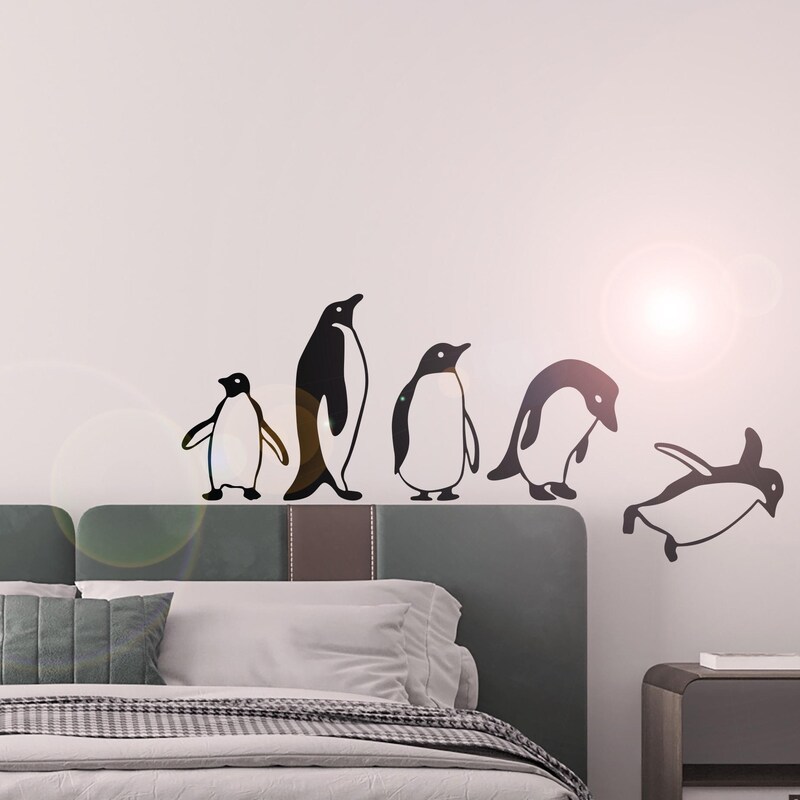 Penguin Wall Decals - Etsy
