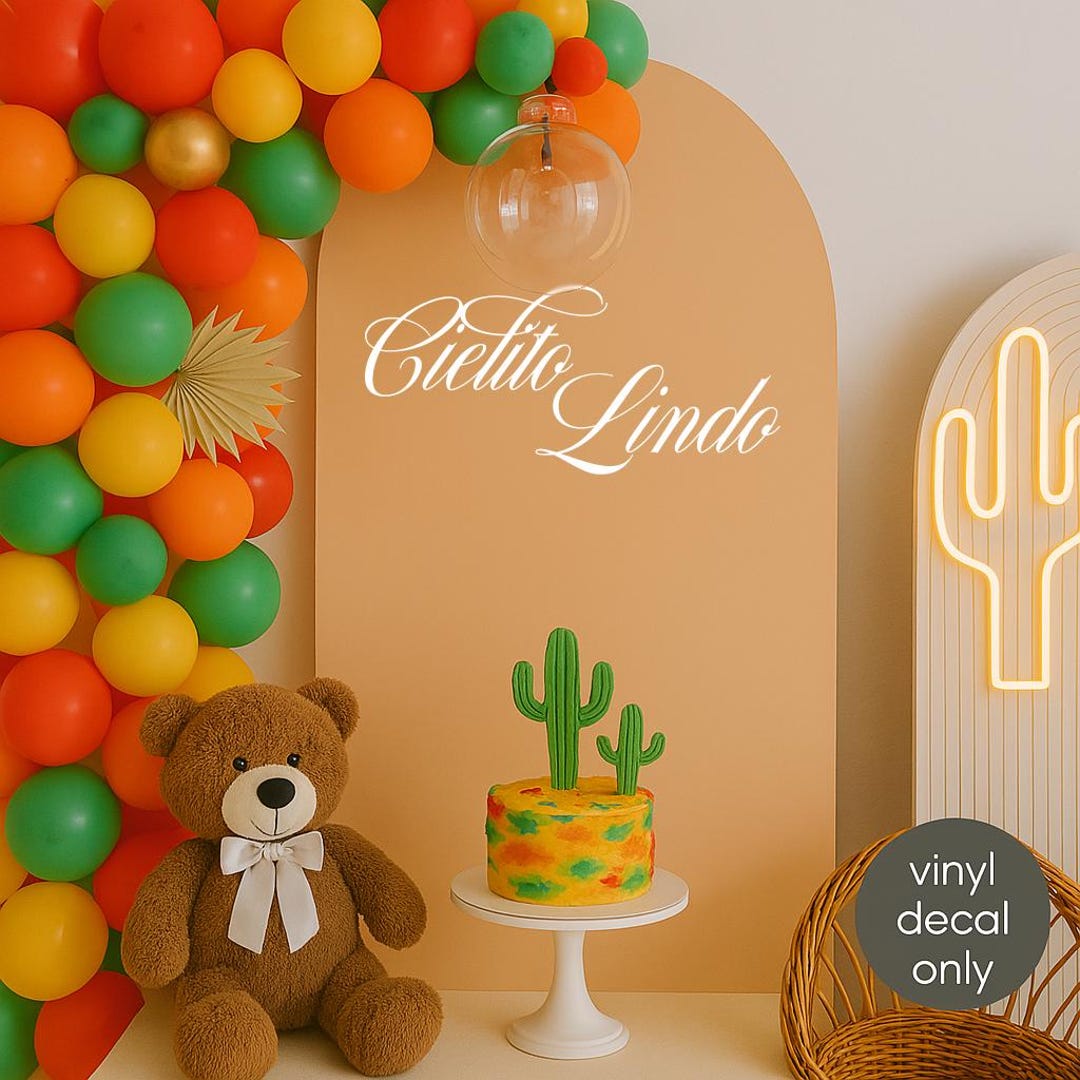 Cielito Lindo Decor – Baby Shower Backdrop Sign, Gender Reveal ...