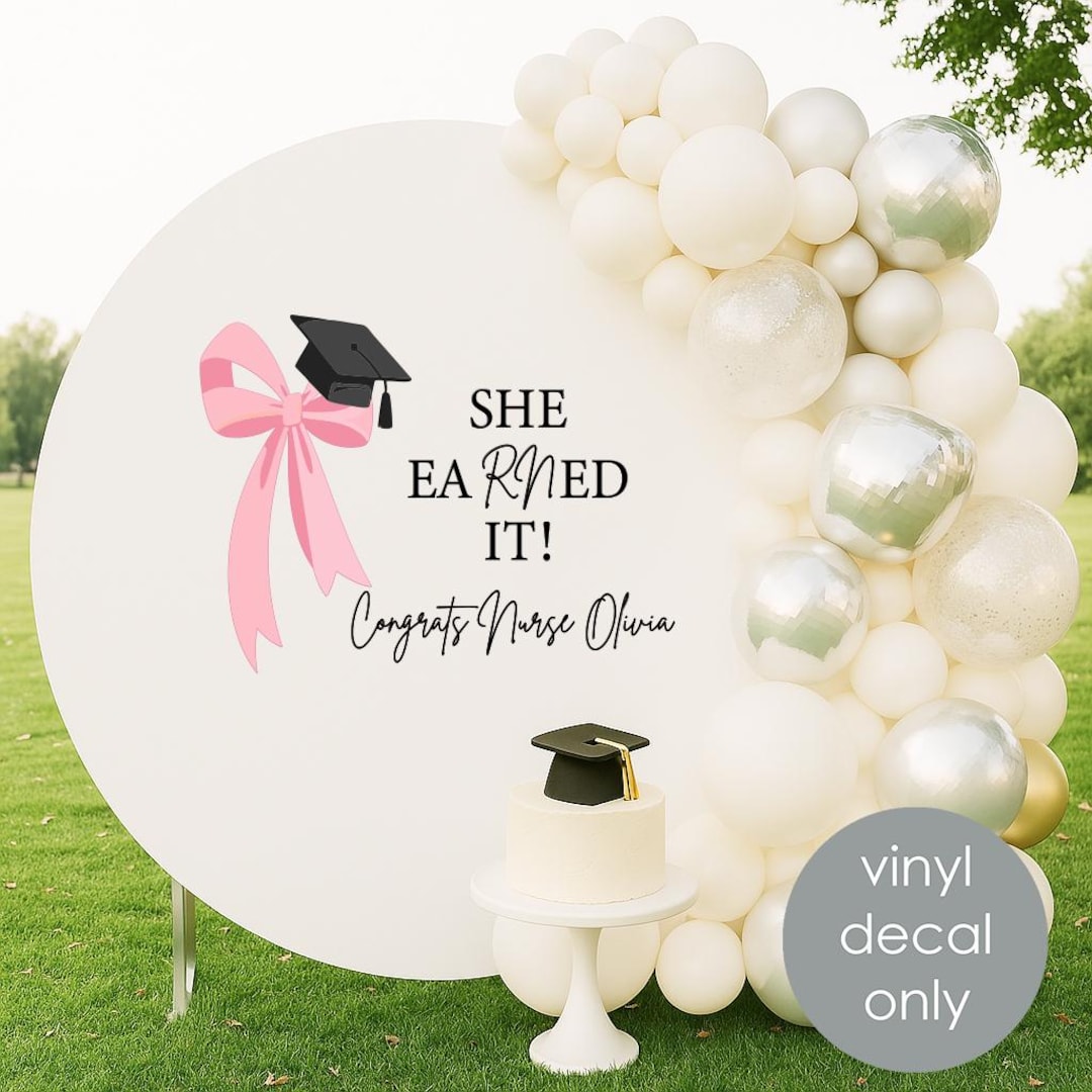 Custom Congratulations Name Vinyl Decal, Personalized Ca025 - Etsy