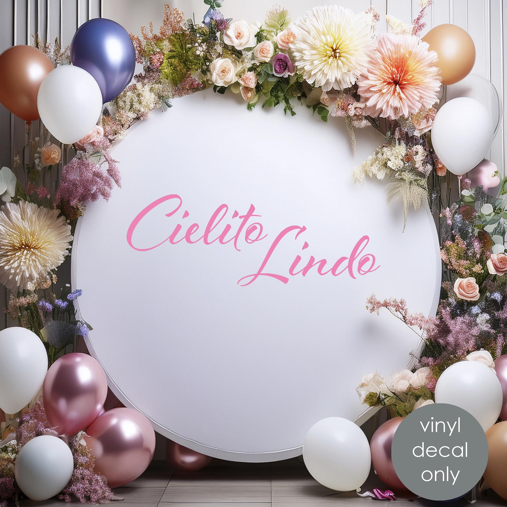 Cielito Lindo Baby Shower Vinyl Decal – Mexican-themed Backdrop, Gender ...