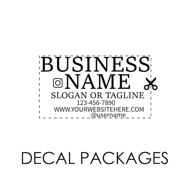 Personalized Window Decal | Custom Company Sign | Business Storefront ...