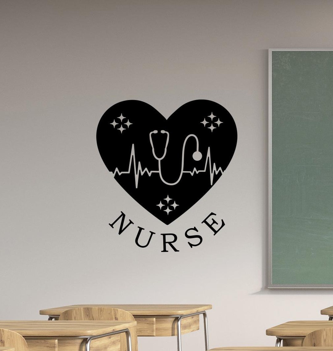 Wall Vinyl Decal Medical Wall Art for Clinic Hospital Nurse's Office ...