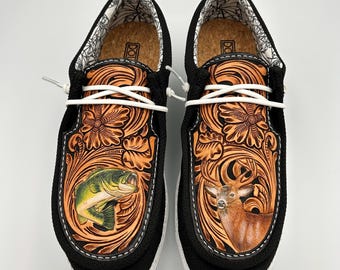 Double R Western Tooled Leather Wallet texas - Etsy