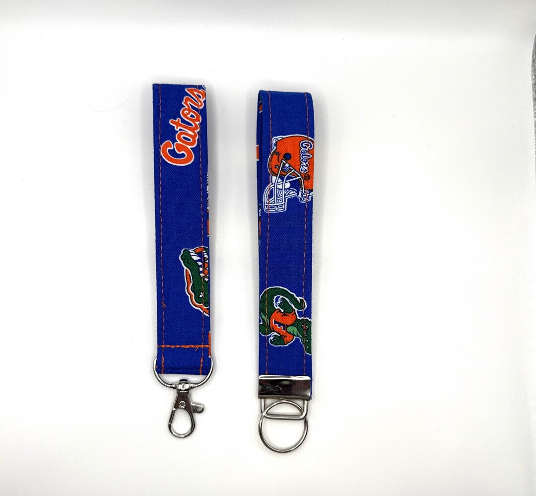 Lanyard Keychain, Wristlet Key Chain, Florida Gators Keychain - Etsy