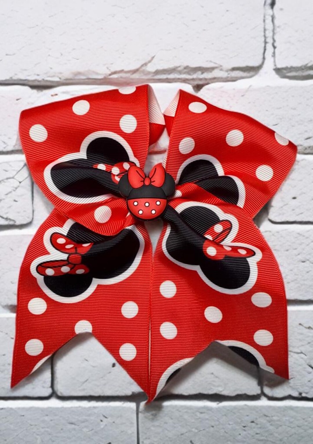 Disney’s Mini Mouse Cheer Bow, Mini Mouse Cheer Bow - Etsy