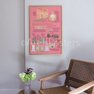 Historical Downtown Poster - Etsy