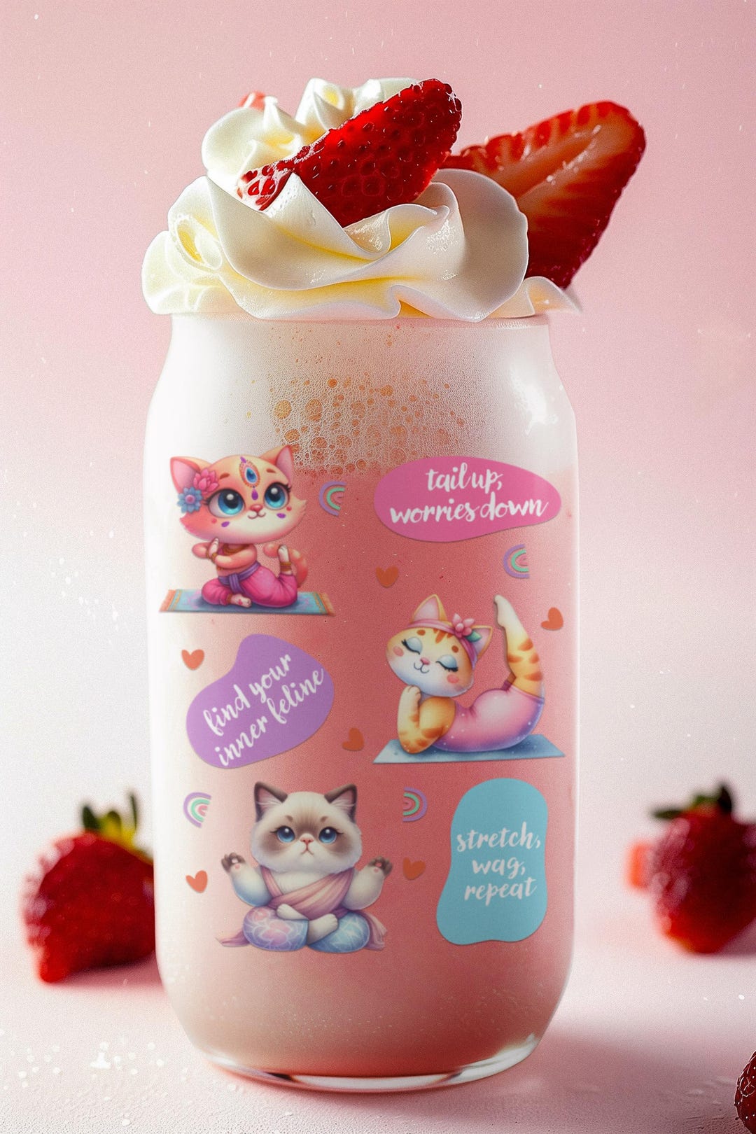 Yoga Glass Can Gift, Yogi Glass Can, Yoga Mug, Yoga Tumbler, Yoga Merch ...